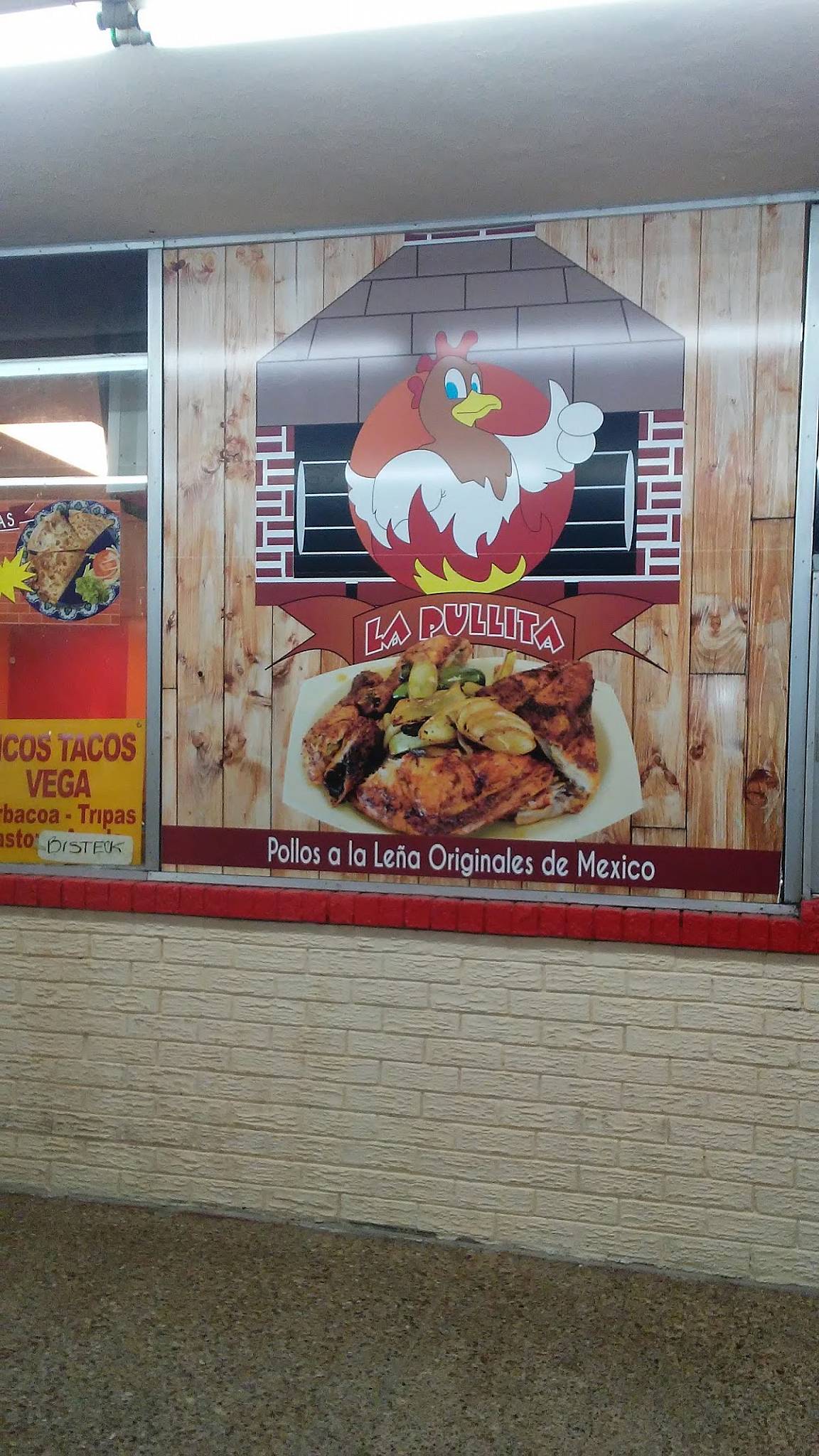 Menu at Pollos La Pullita restaurant, Arlington