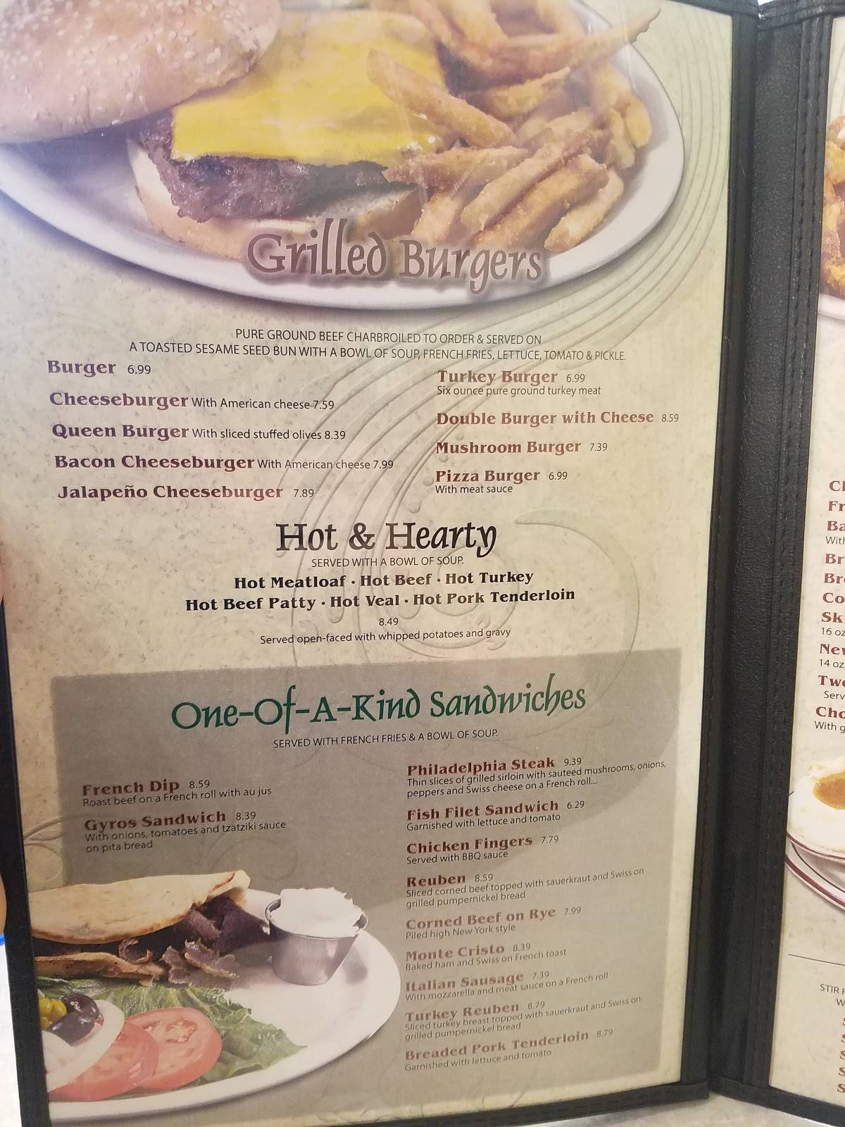 Menu at Portage House of Pancakes restaurant, Portage