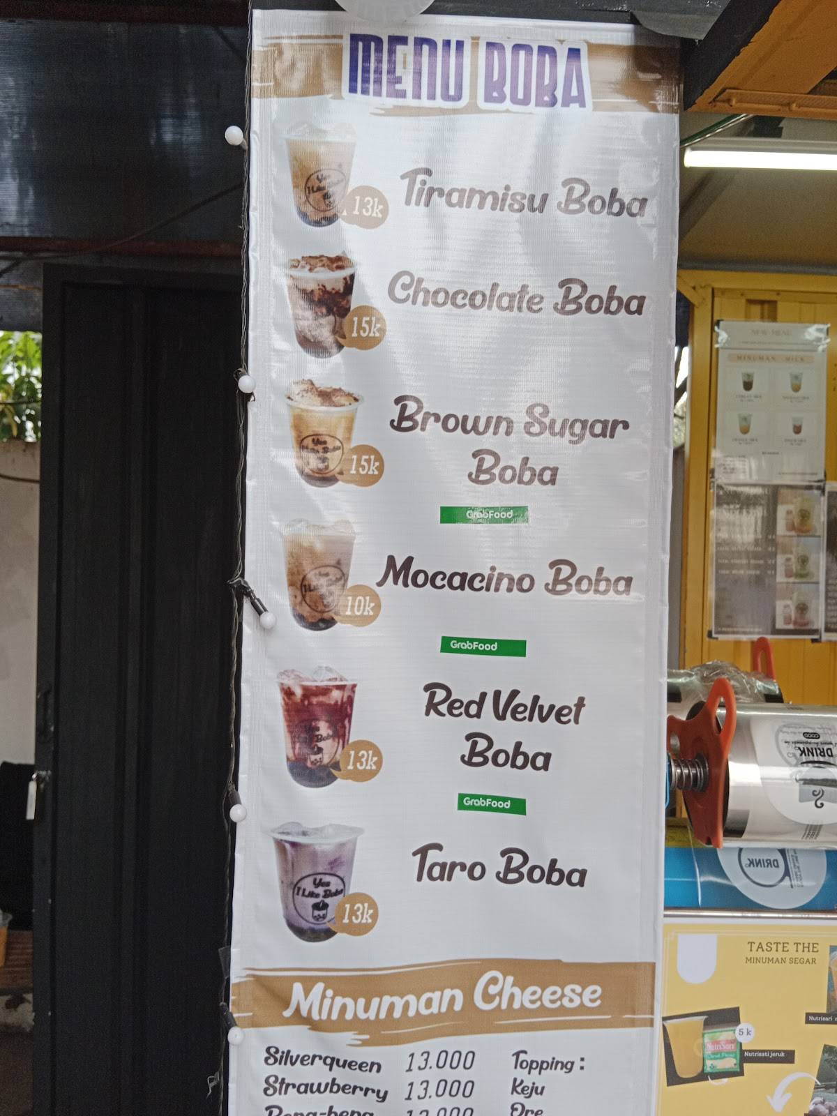 Menu at Mini barista mocktail kenangan manis, Purwakarta