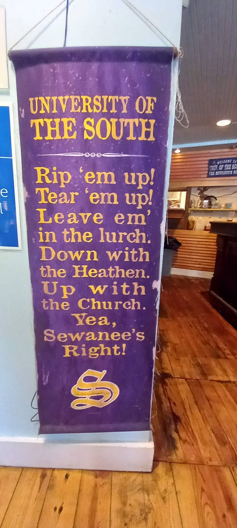 Menu at The Blue Chair Cafe & Tavern, Sewanee