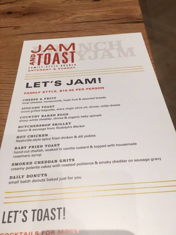 Menu at The Rustic pub & bar, Houston, Polk St