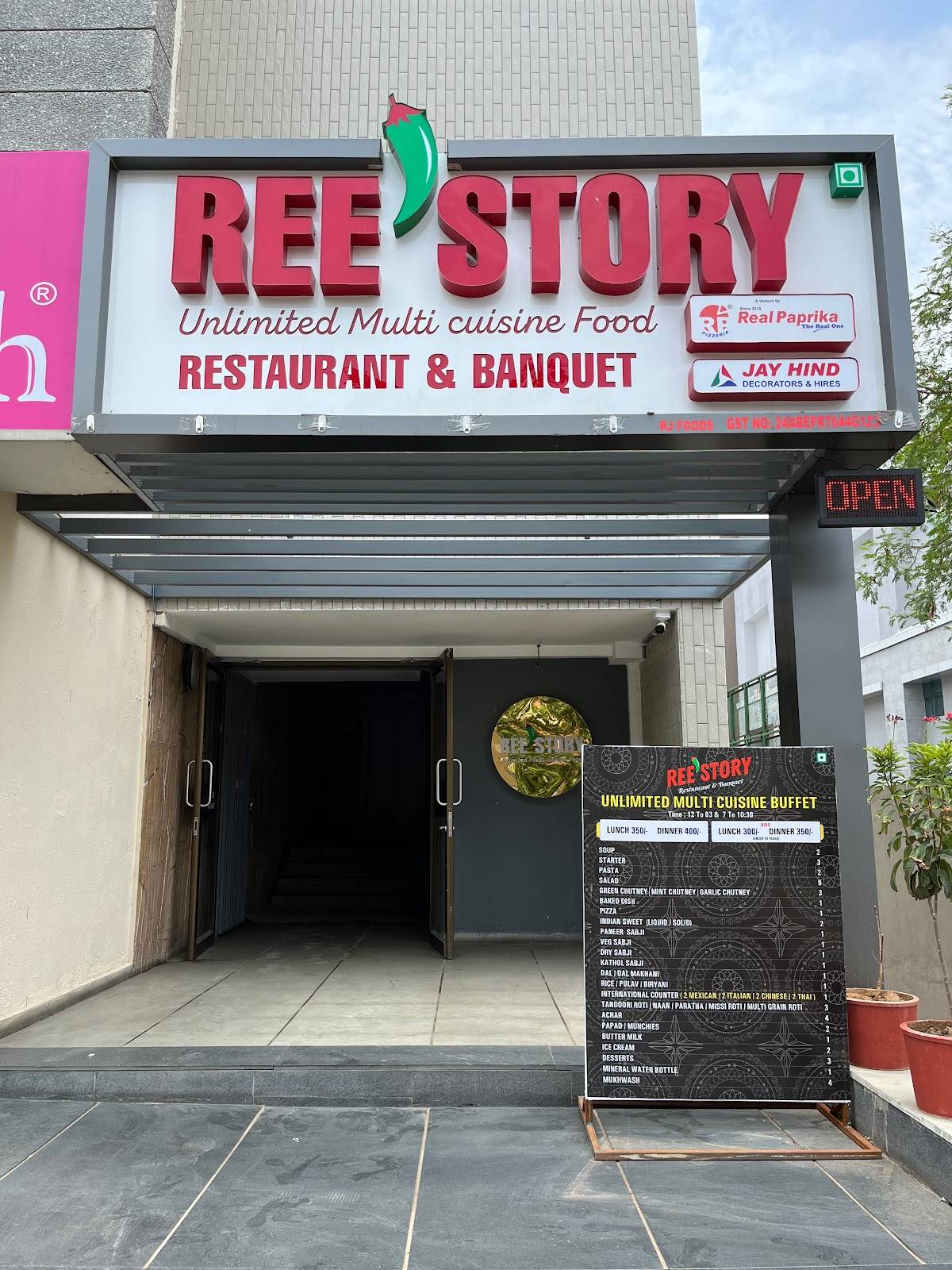 Menu at REE'STORY - Unlimited Multi Cuisine Food, Ahmedabad