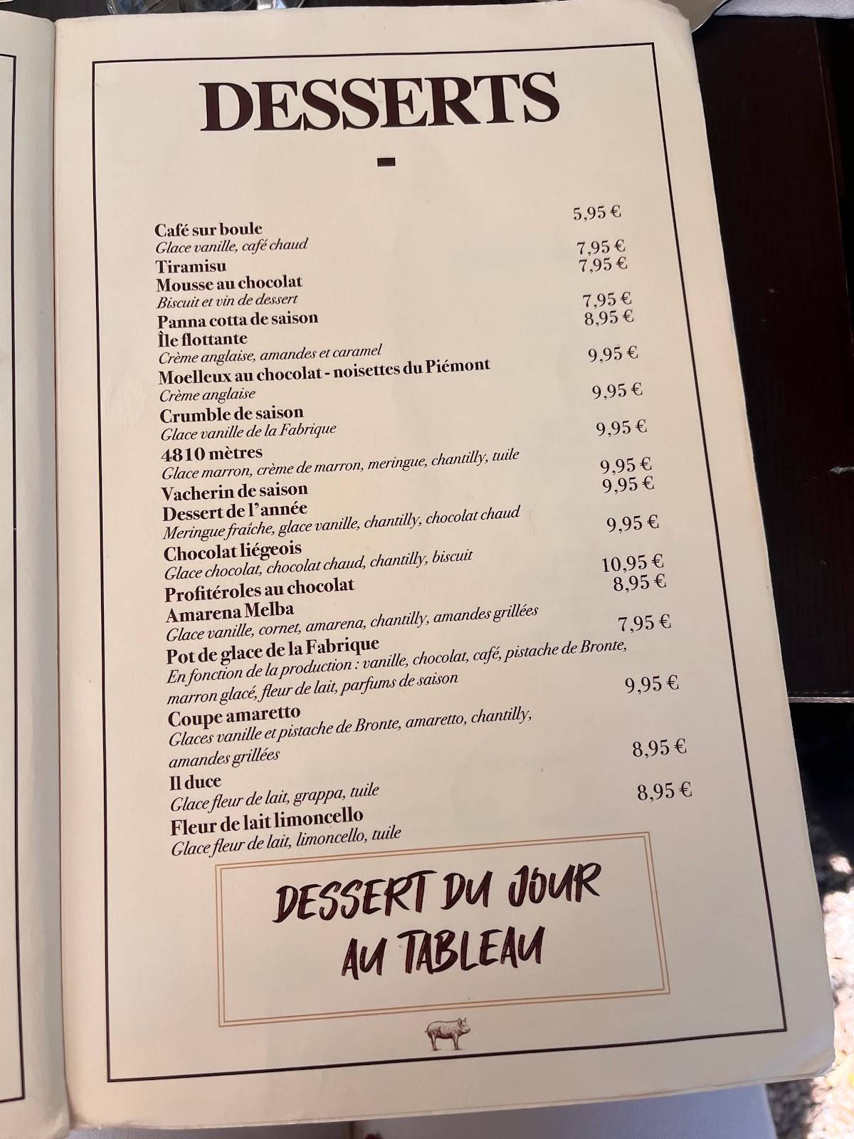 Menu au Ragazzi da Peppone restaurant, Le Bouscat, 27 Rue Emile Zola