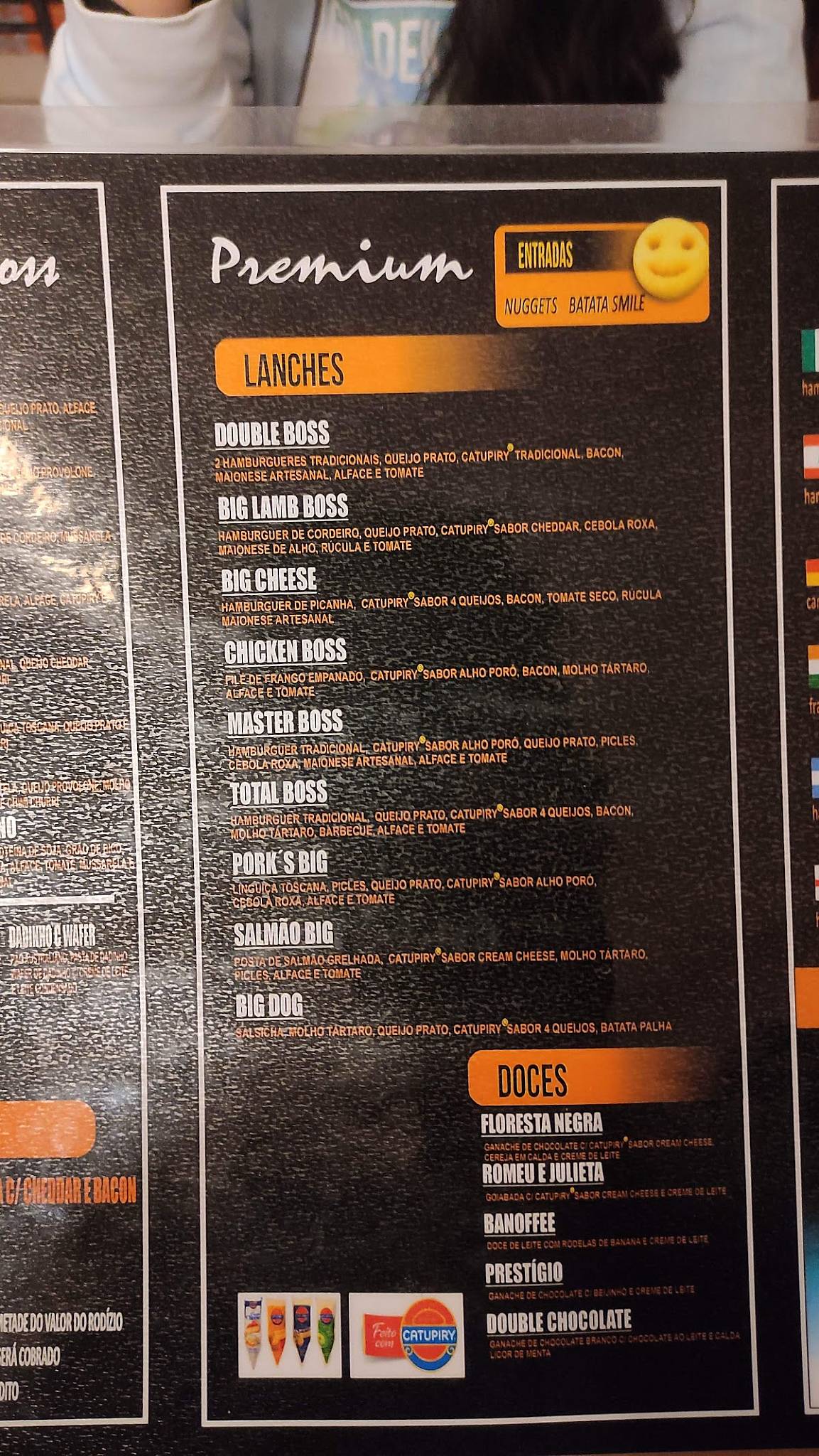 Menu em Big Boss Hamburgueria - Tatuapé restaurante, São Paulo