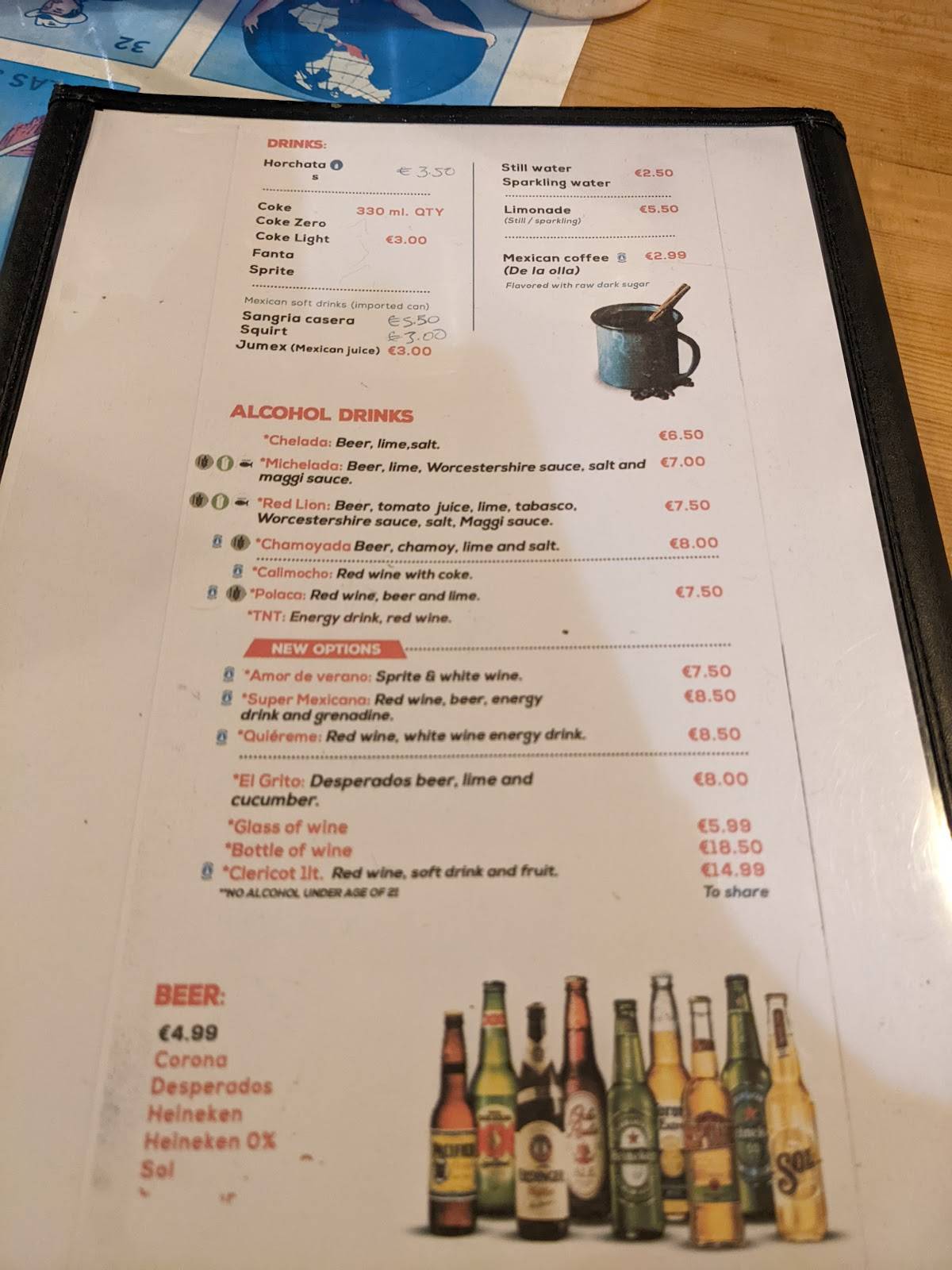 Menu at El Grito Mexican Taqueria Mountjoy Square restaurant, Dublin ...