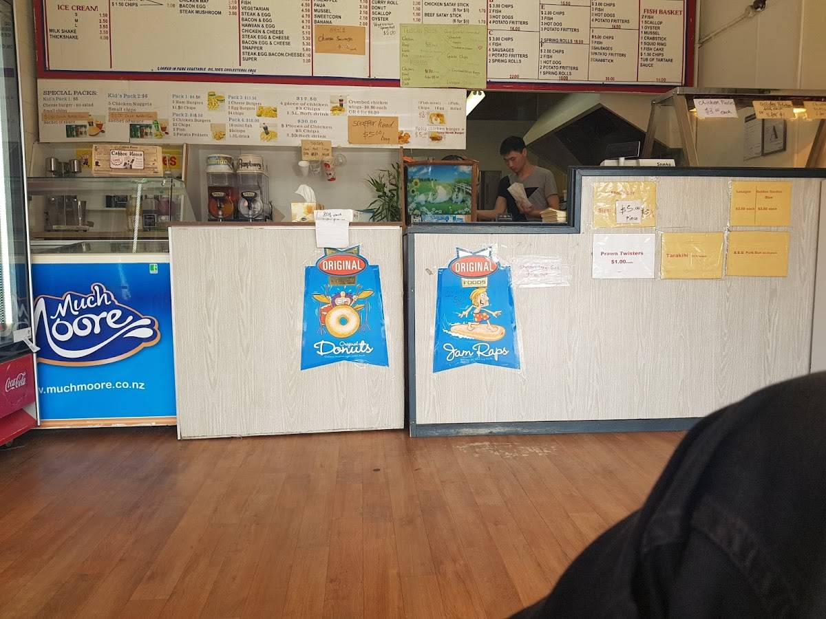 Menu at Fitzy's Fast Food, Auckland