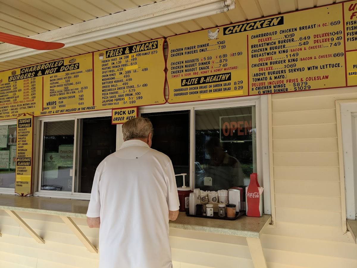 Menu at Freeze King restaurant, Huron East, Huron Rd