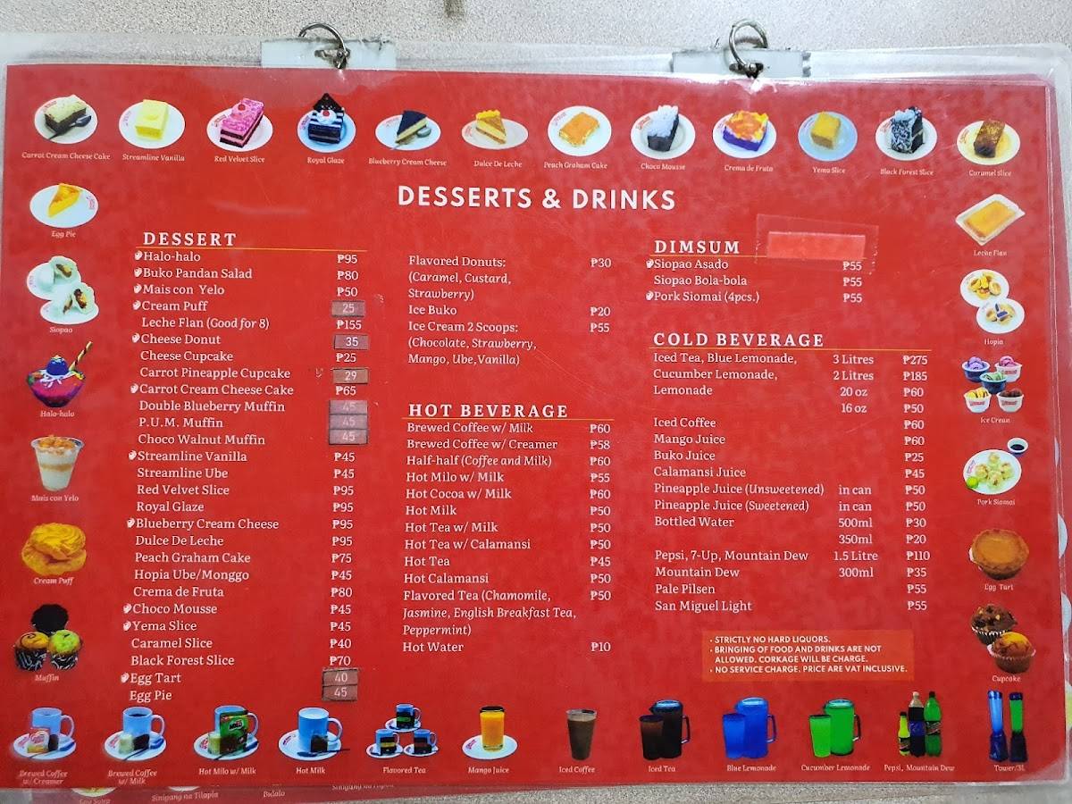 Menu at GOODTASTE RESTAURANT, Baguio, Otek St