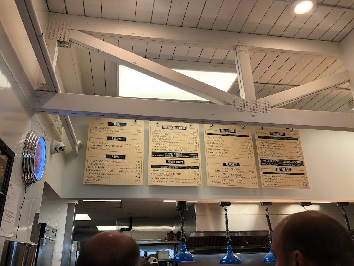 Menu at Jolly Rogers Seafood House restaurant, Port Clinton