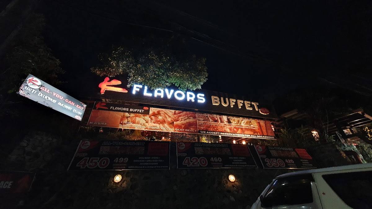 Menu at K Flavors Buffet restaurant, Baguio, 36 Legarda Rd