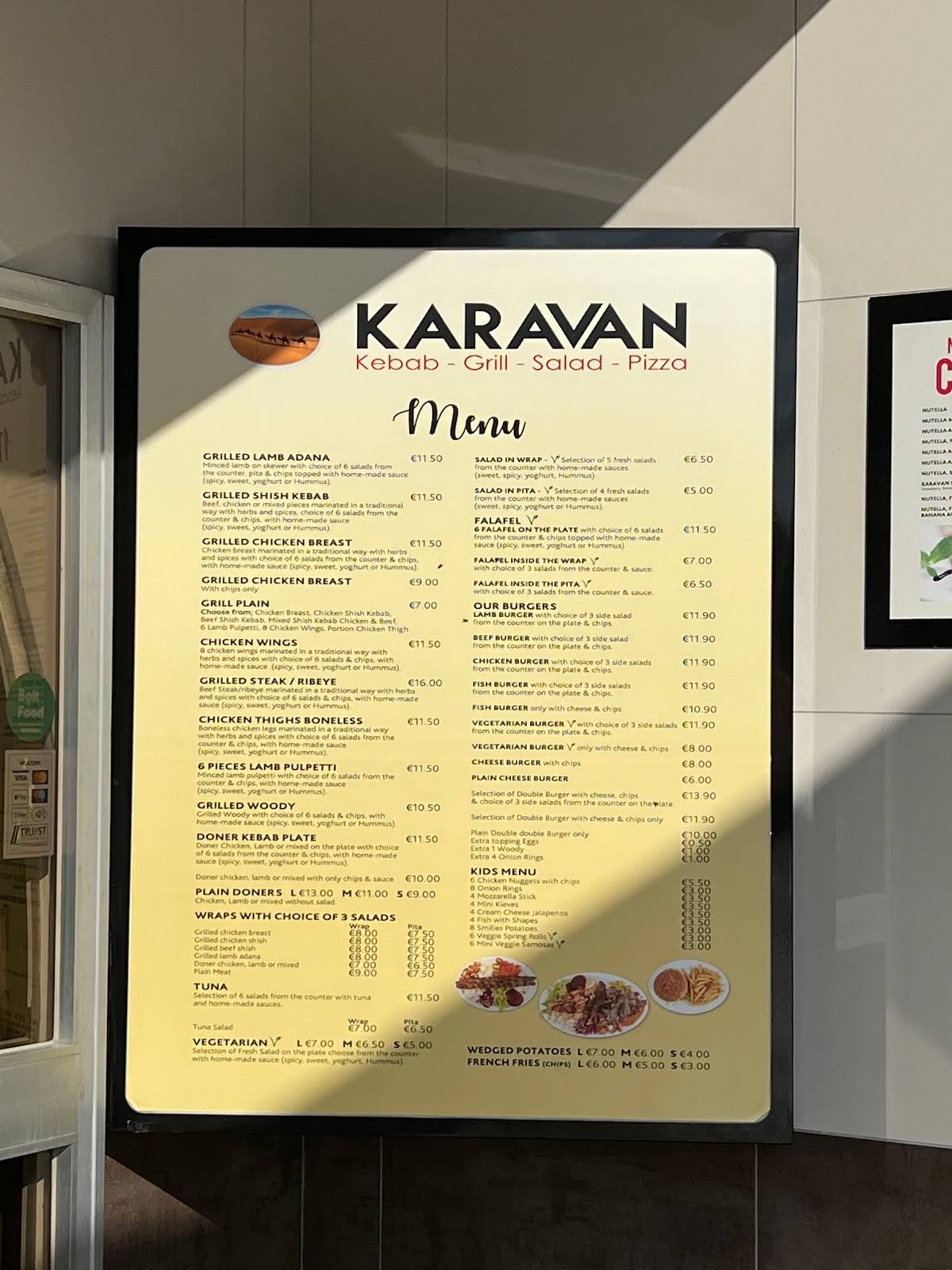 Menu at KARAVAN Pizza & Grill restaurant, Luqa