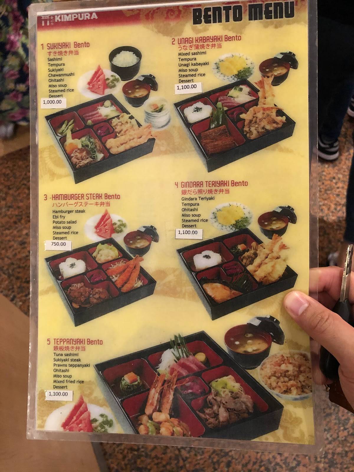 Menu at KIMPURA Japanese Restaurant, Greenhills, San Juan, San Juan ...
