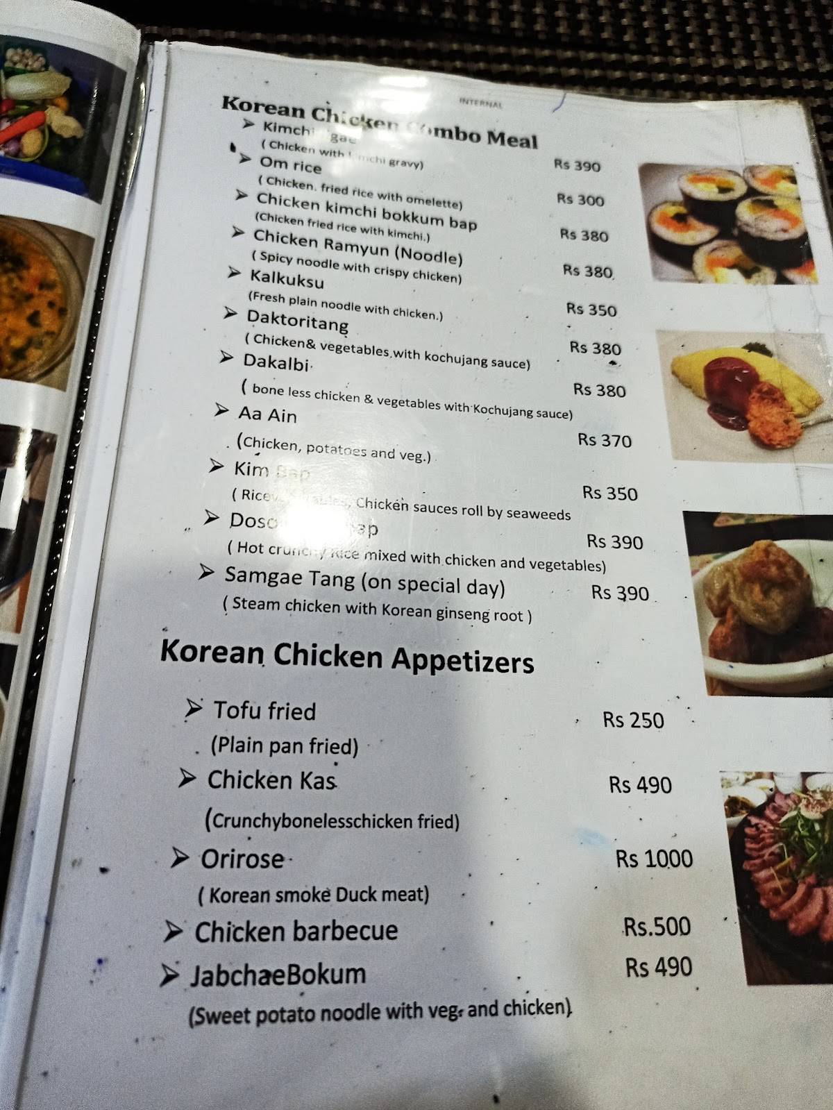 Menu at North East Kitchen ( Specialty Cuisine Restaurant ), Chennai ...