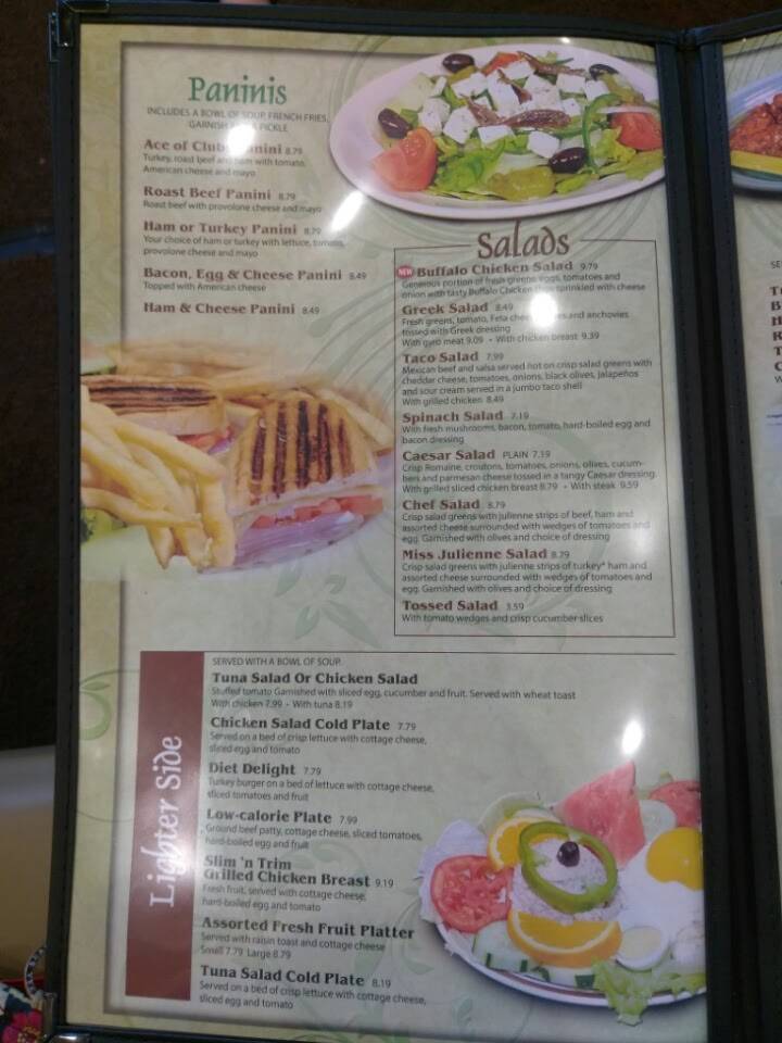 Menu at Portage House of Pancakes restaurant, Portage