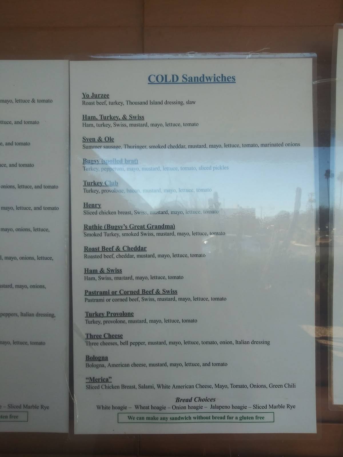 Menu at Sausage Shop Meat Market and Deli restaurant, Tucson, W Prince ...