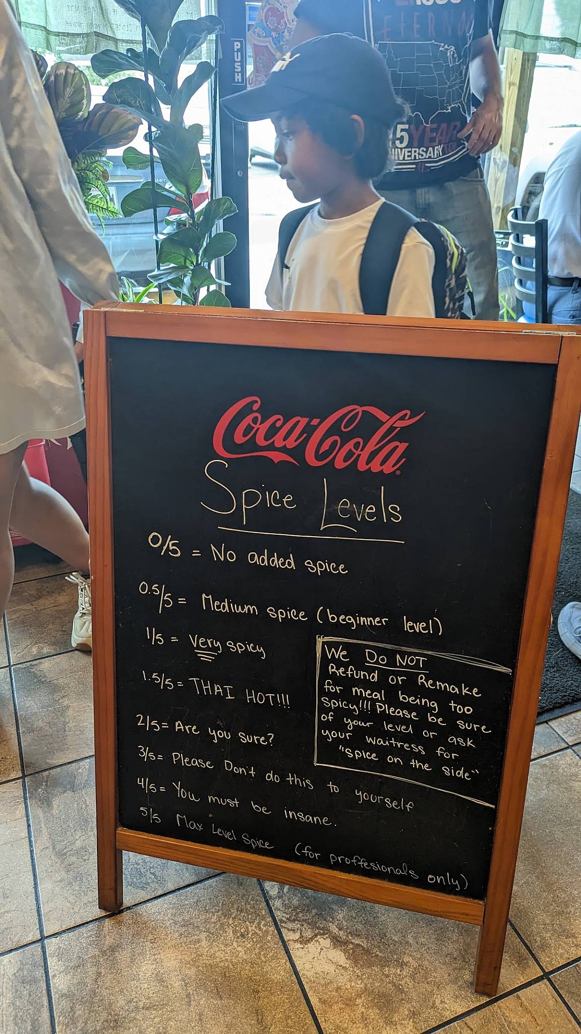 Menu at Secret Thai Restaurant, Chalmette