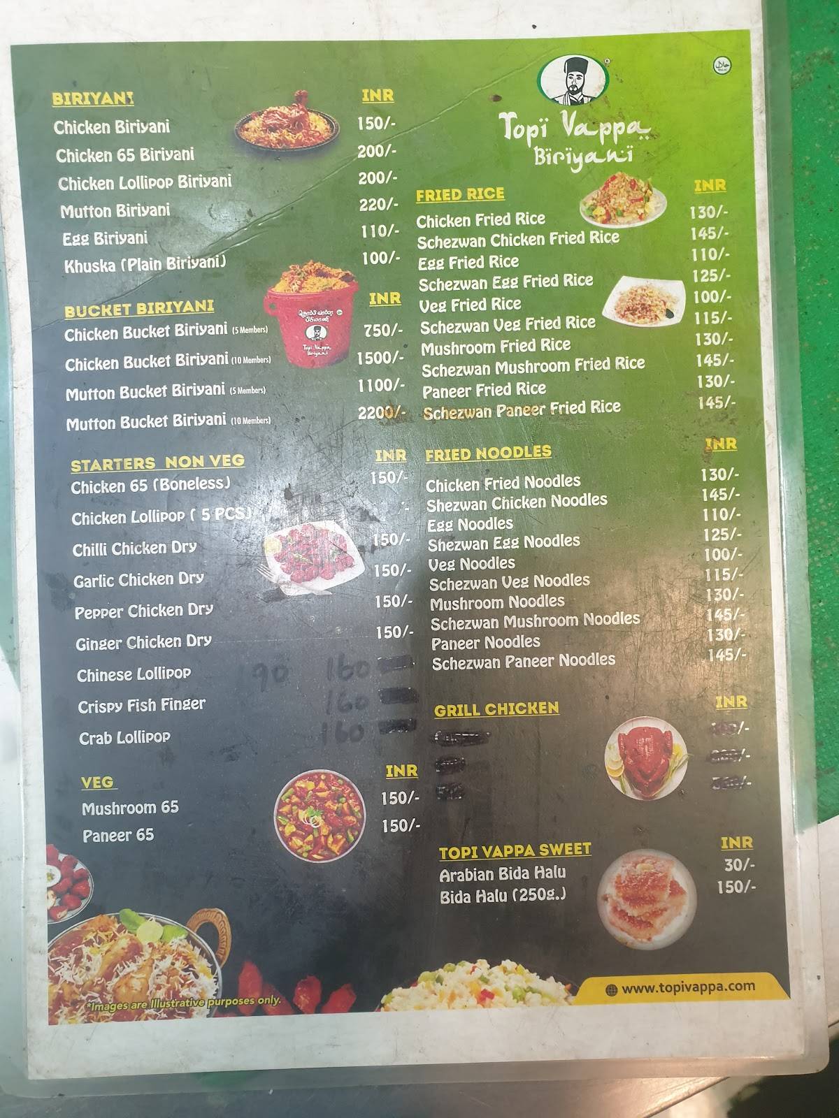 Menu at TOPI VAPPA BIRIYANI MADIPAKKAM BRANCH, Chennai, 10