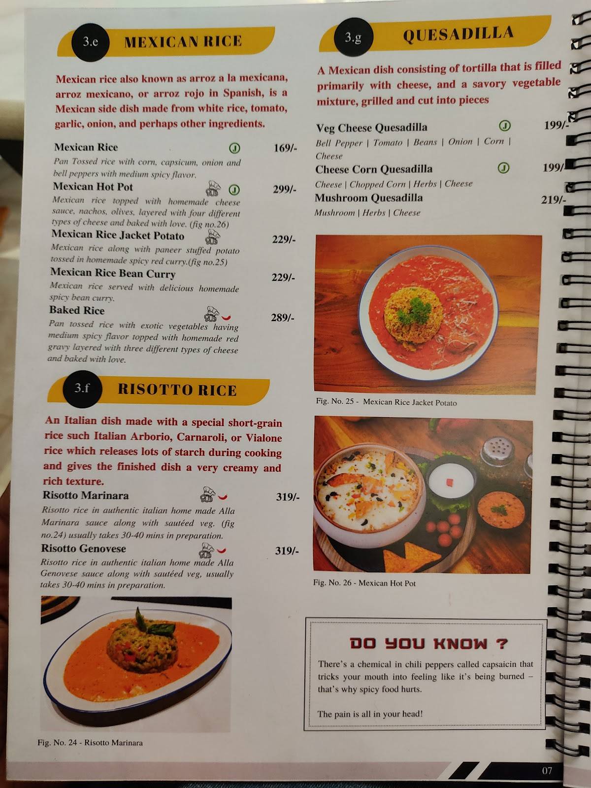 Menu at The 90s Café - Chapter 2, Bhilai