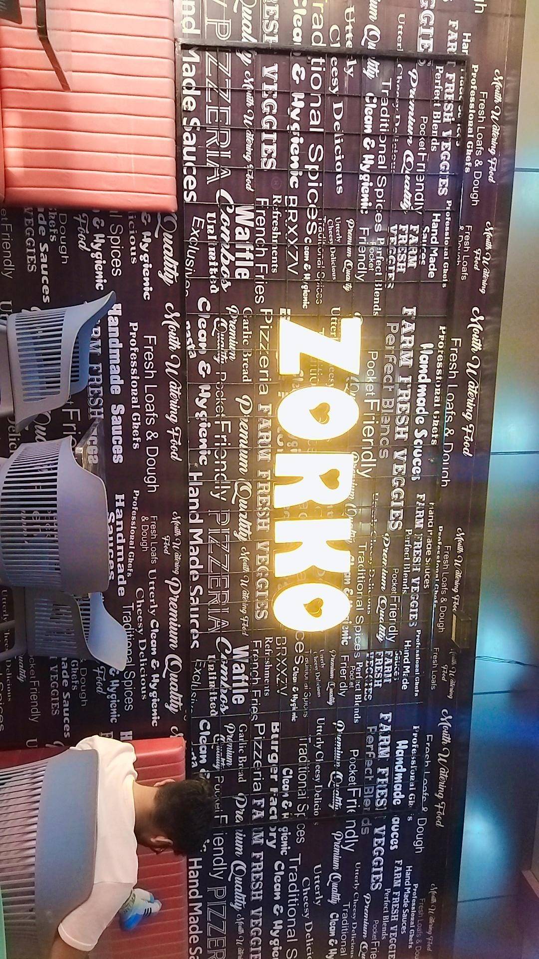 Menu at ZORKO, brand of food lovers hmt, Himmatnagar
