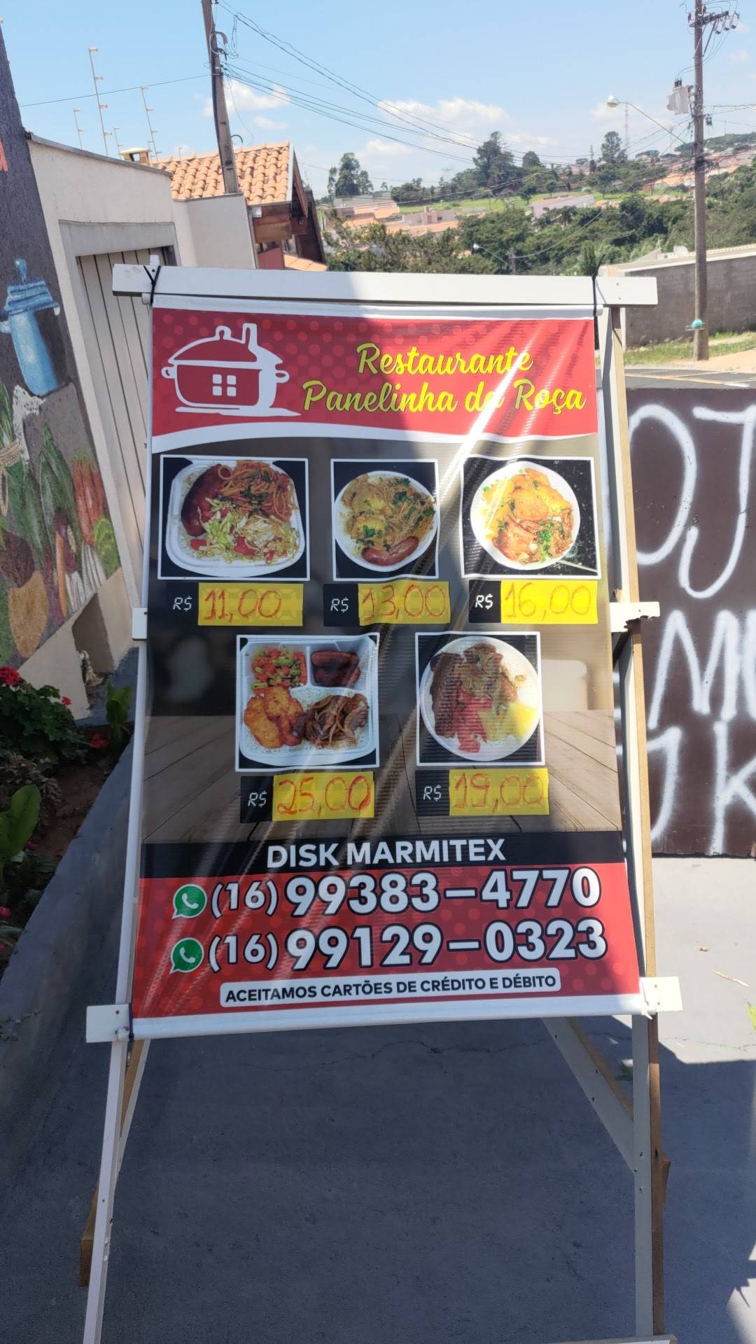 Menu em Restaurante panelinha da roça, Franca