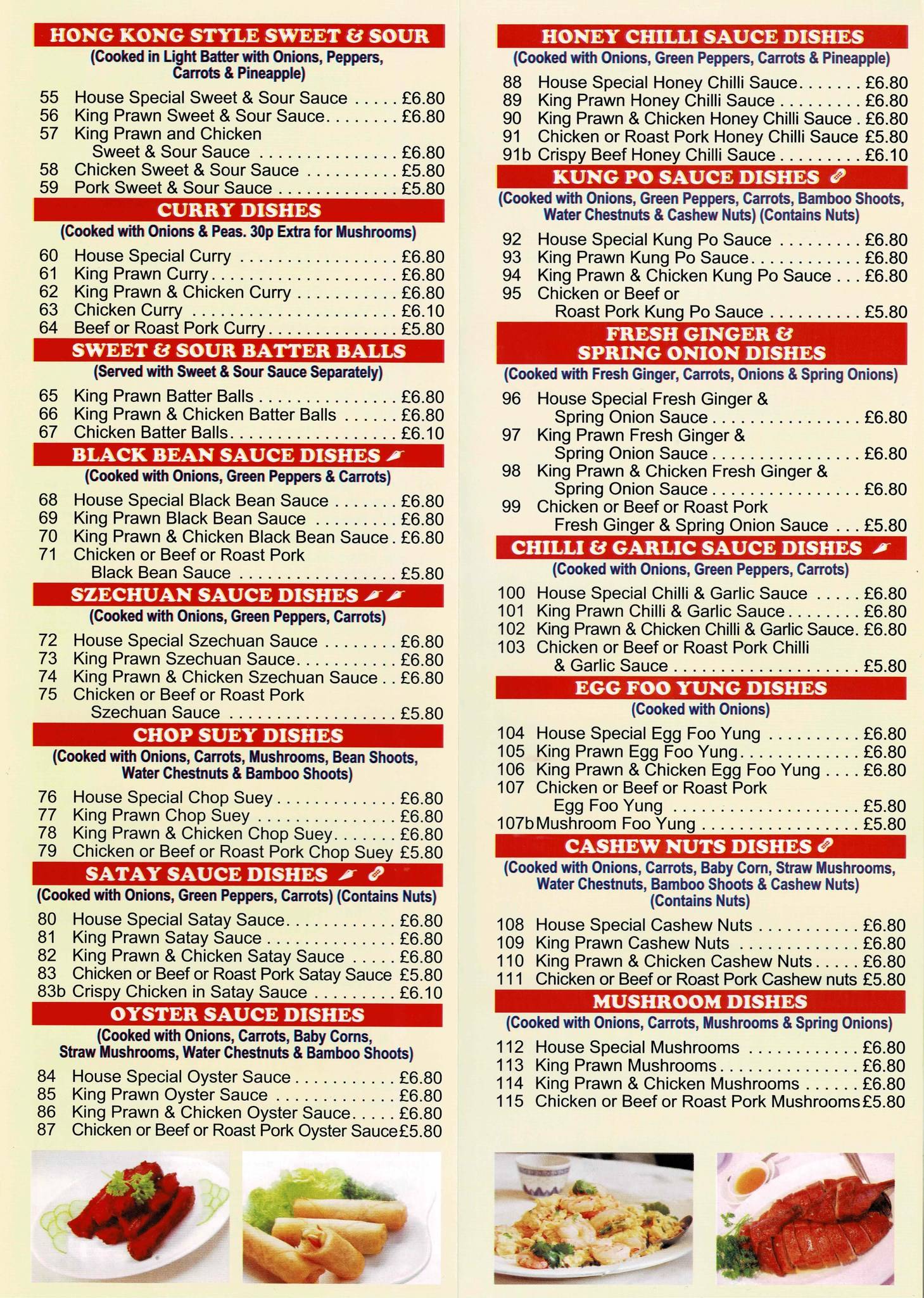 Menu at Rosie's Takeaway Burnopfield restaurant, Newcastle upon Tyne