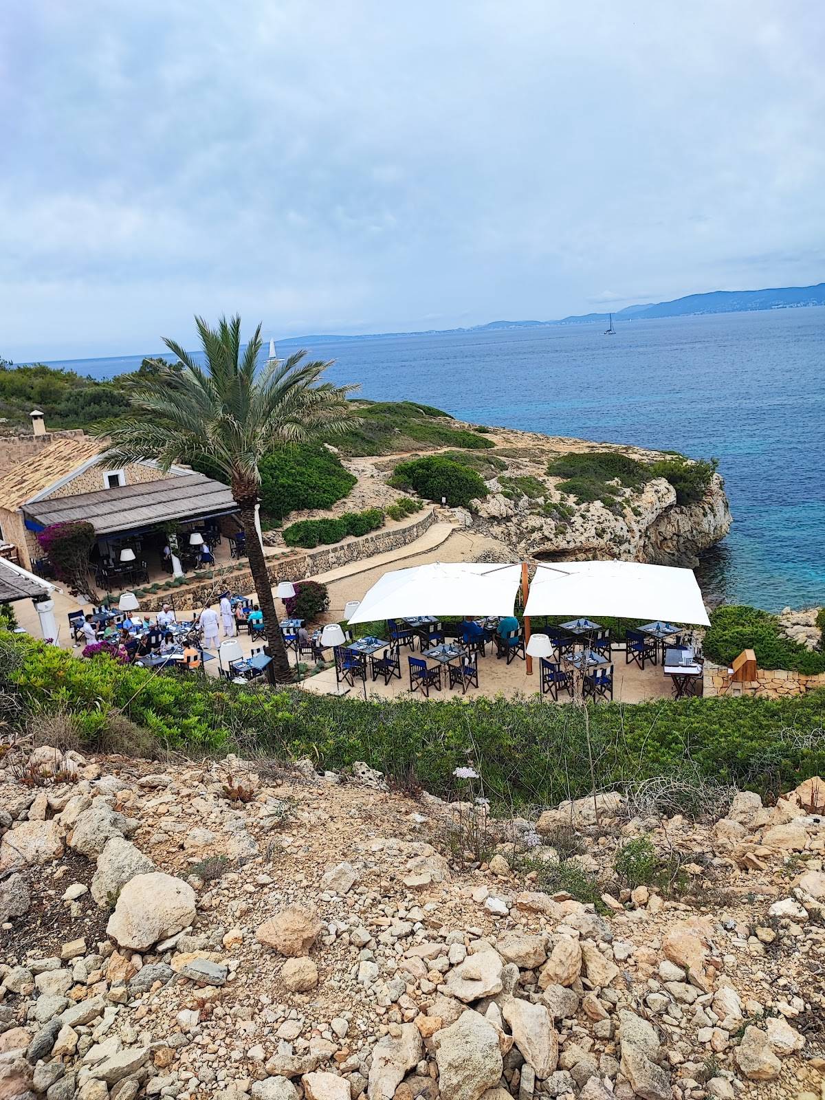 Menu at Sea Club, Cap Rocat, Cala Blava