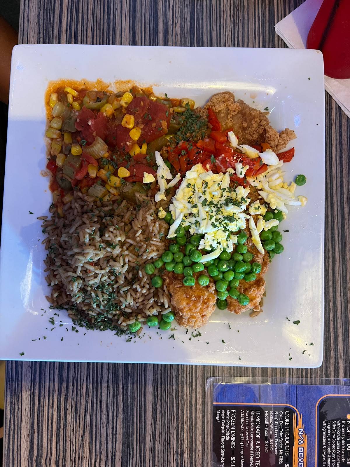 Menu at Ski Beach Bar and Grill, Leesburg
