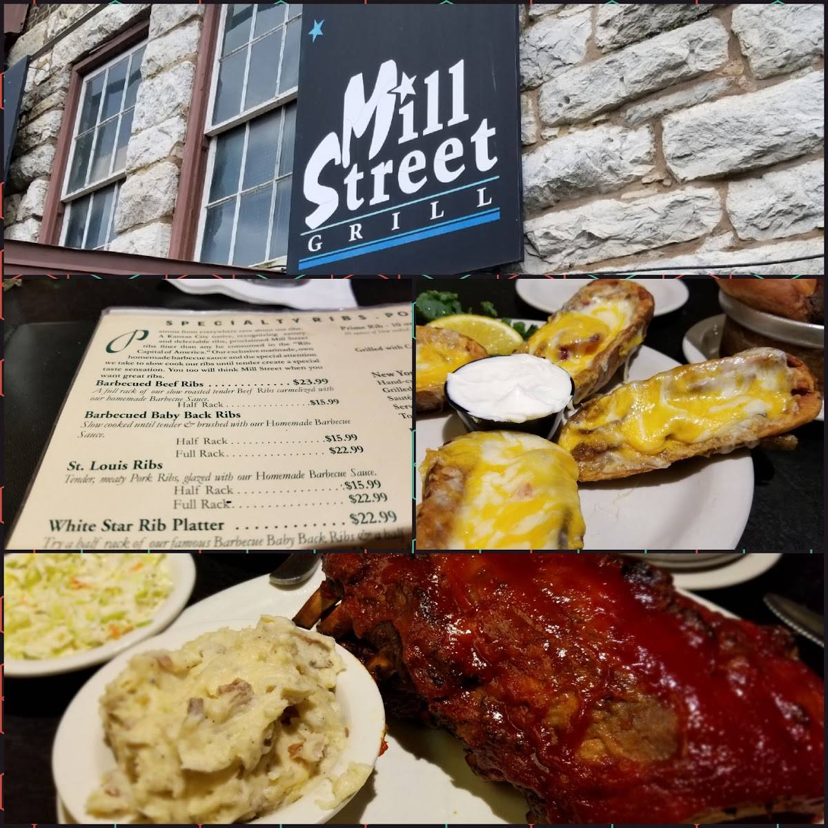 Menu at Mill Street Grill pub & bar, Staunton