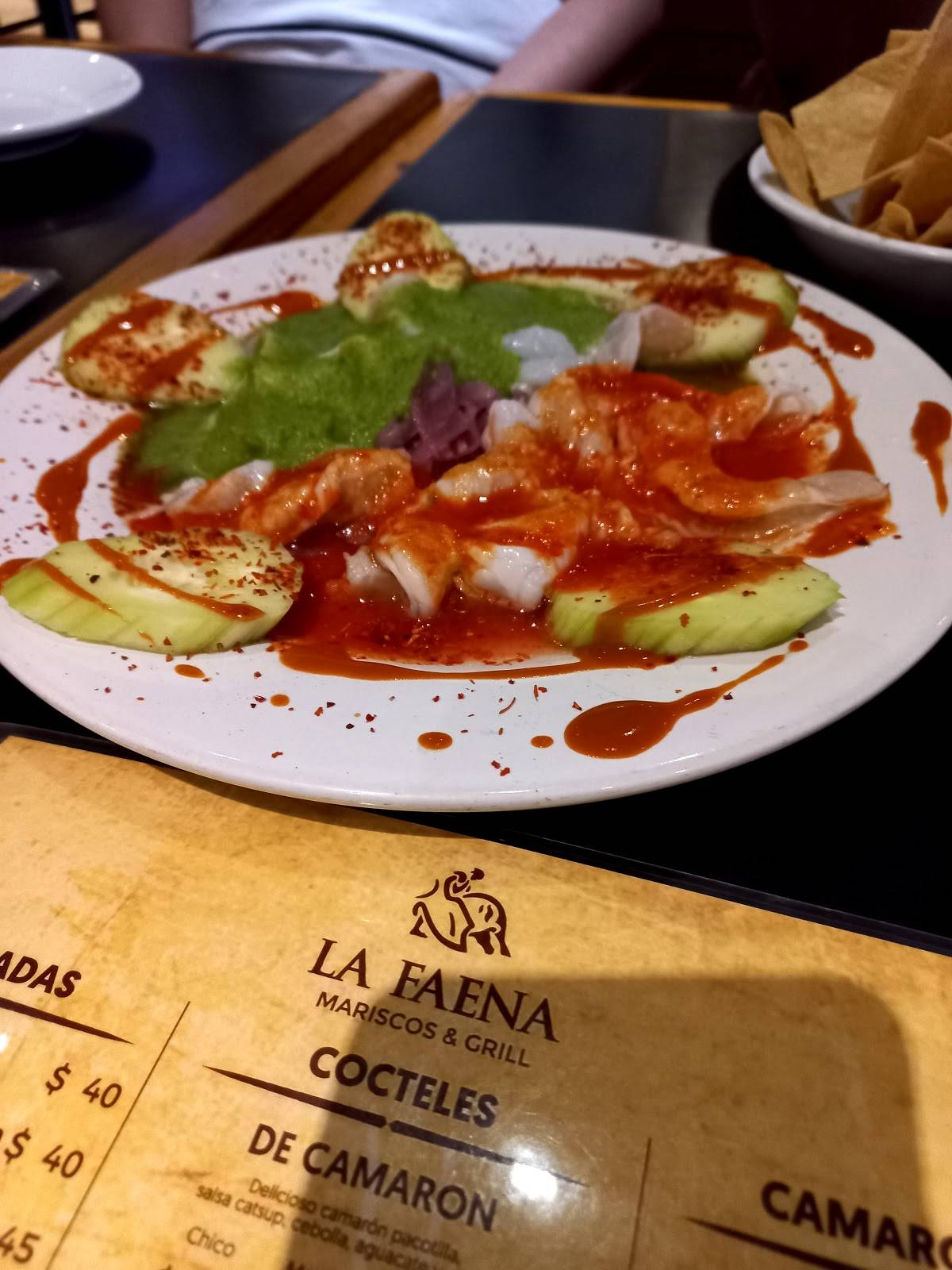 Carta de parrilla LA FAENA, Guadalupe, Av. Pablo Livas 3020