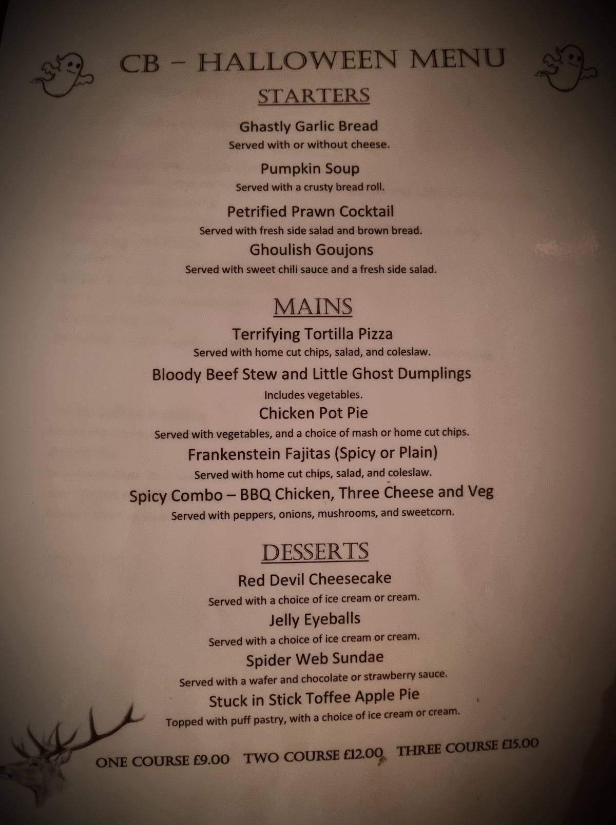 Menu at Charlie Bassett's pub & bar, Stoke-on-Trent