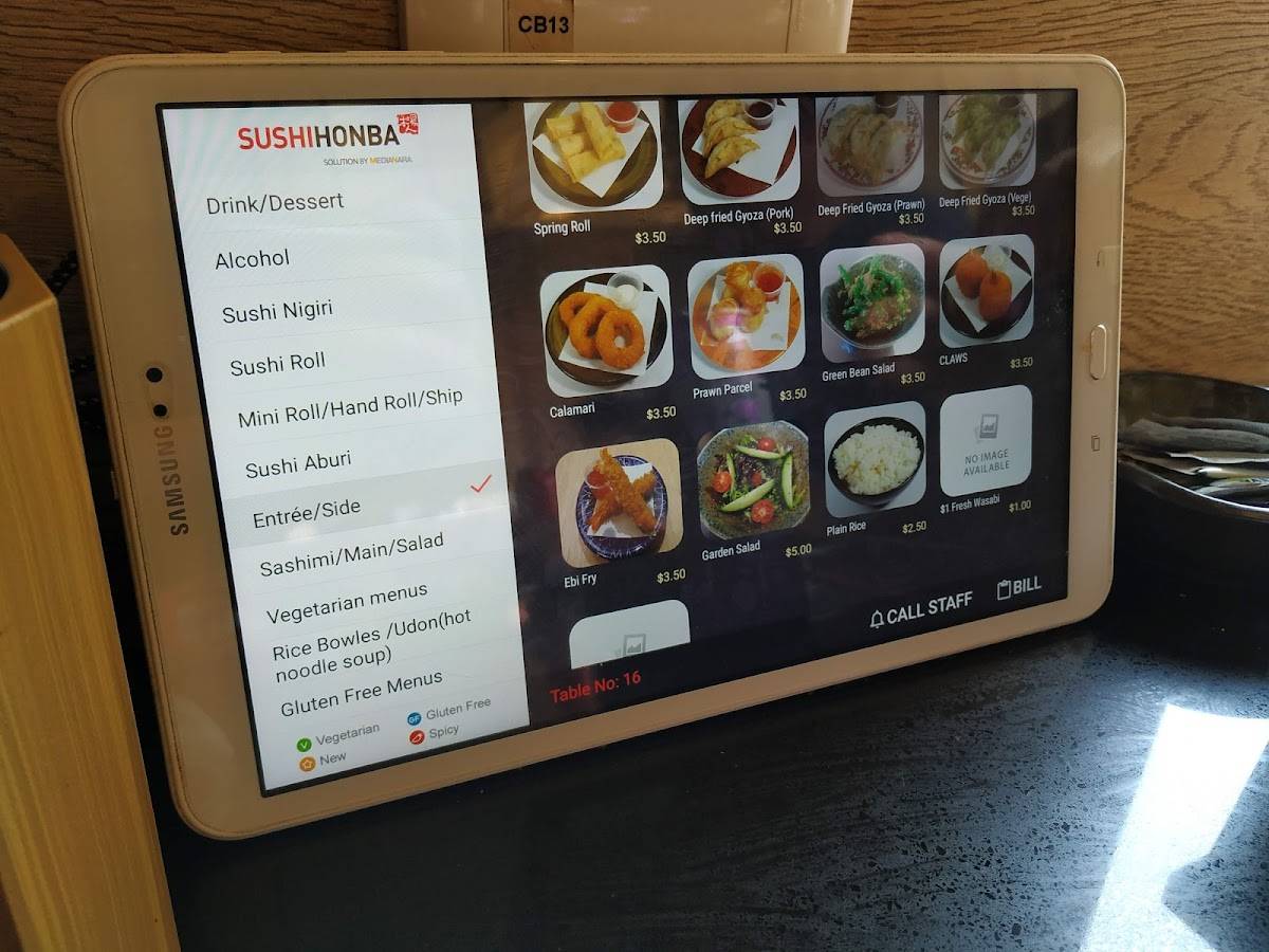 Menu at Sushi Honba restaurant, Burleigh Waters, Shop1/3 Classic Way