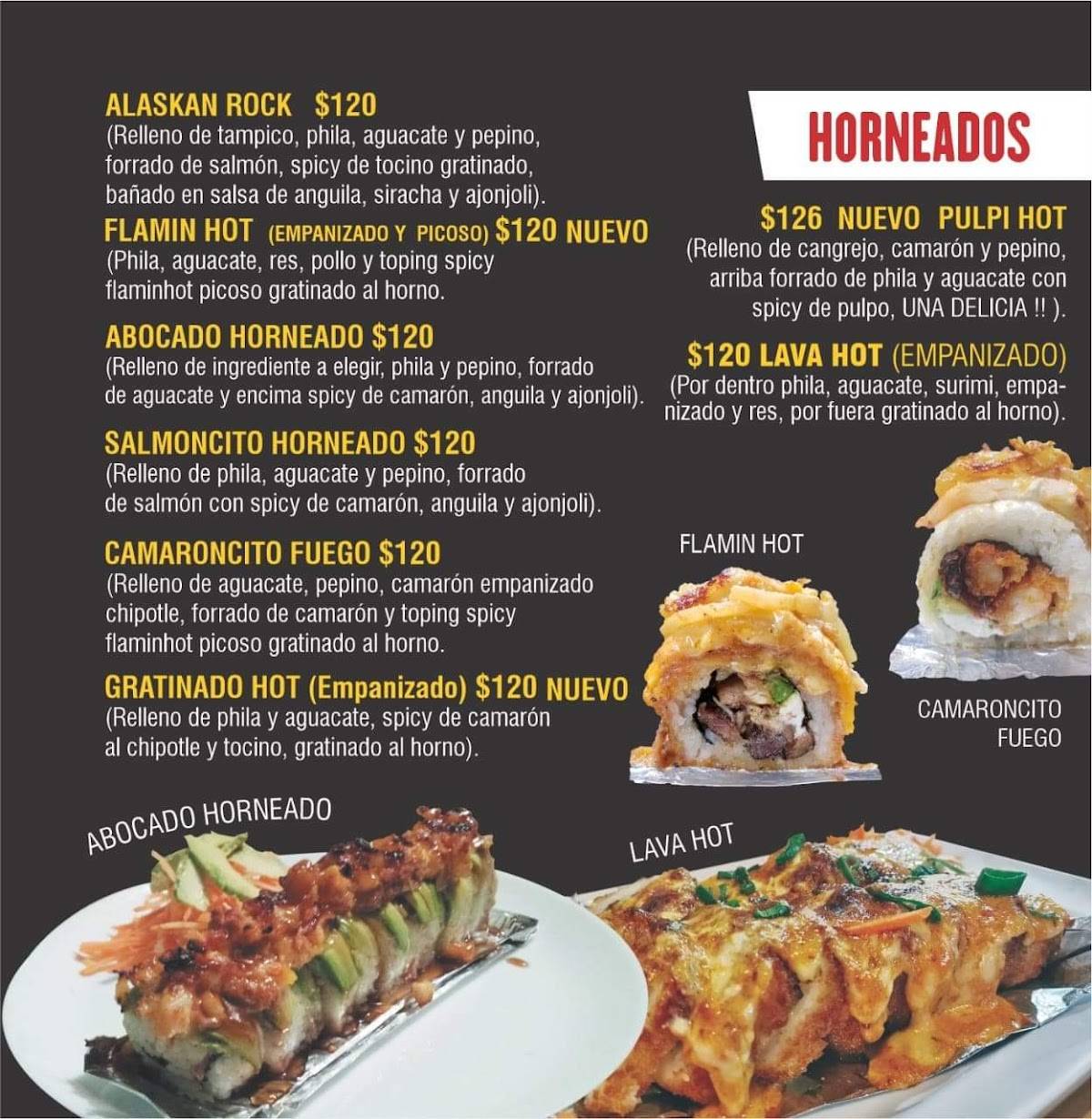 Carta del restaurante Sushi Kigo & Variety, Culiacán Rosales