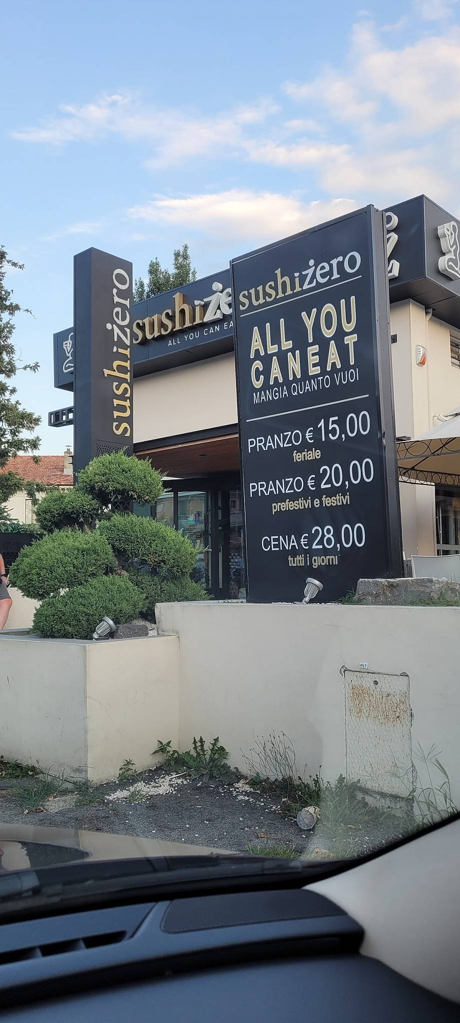 Speisekarte von Sushi Zero restaurant, Verbania