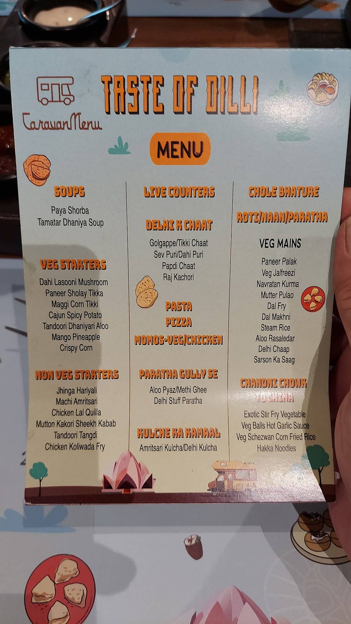 Menu at The Caravan Menu, Thane, Sun Magnetica