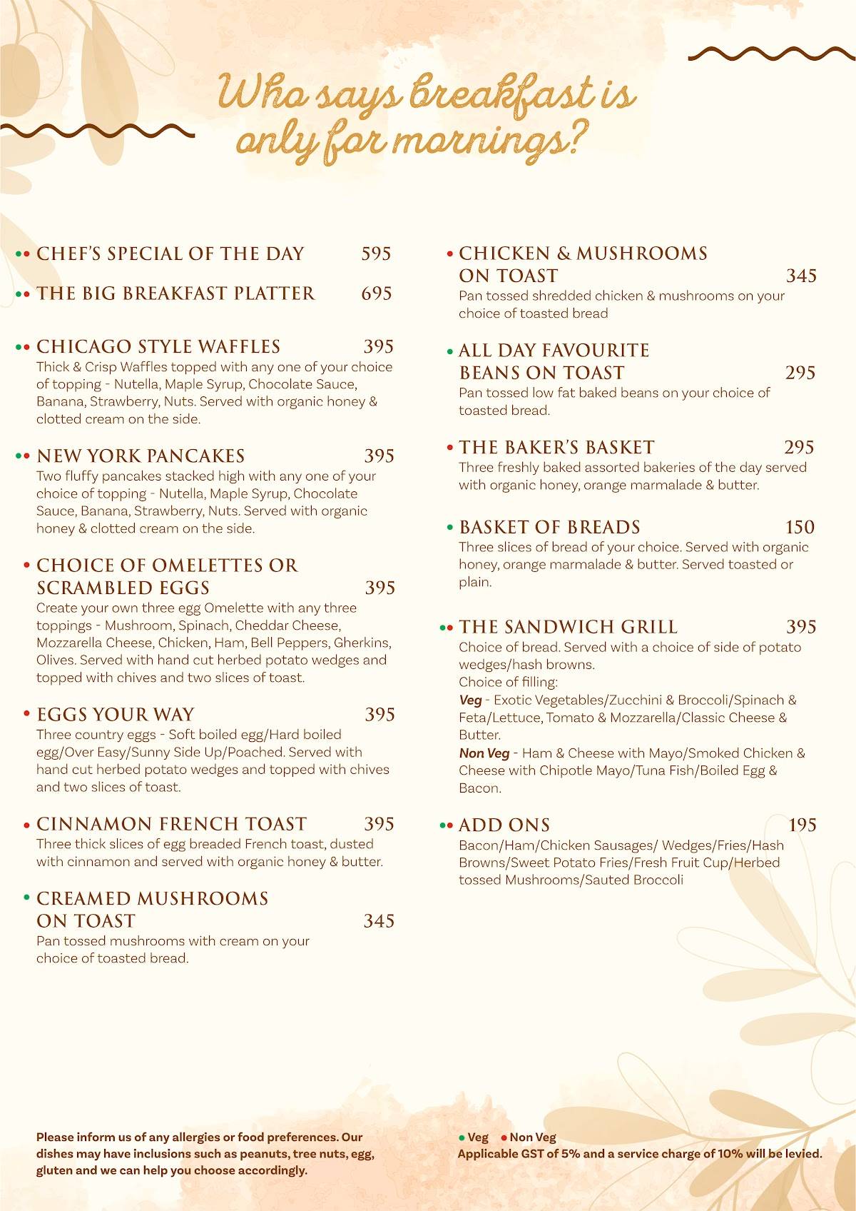 Menu at The HUMBLE CRUMBLE, Gurugram
