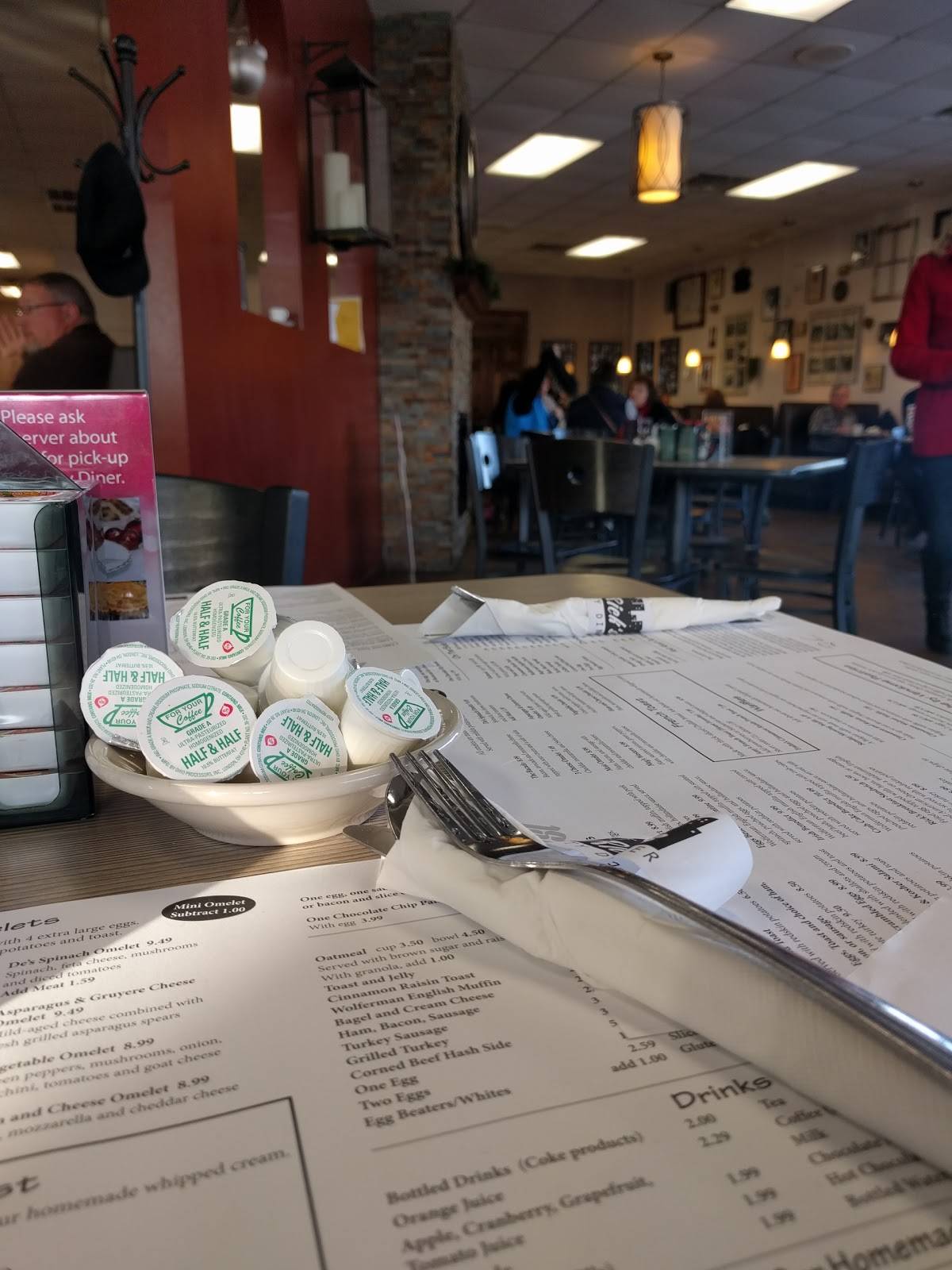 Menu at Rick's City Diner cafe, Toledo, Monroe St #40