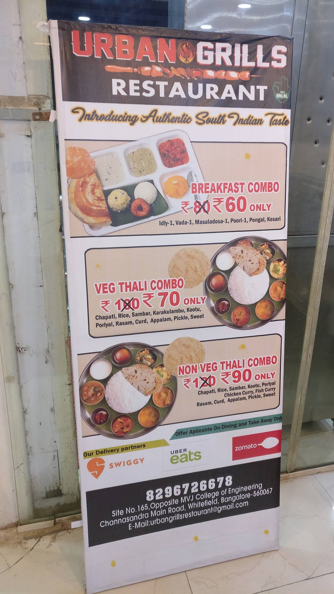Menu at Urban Grills Restaurant, Bengaluru, Shop No 165