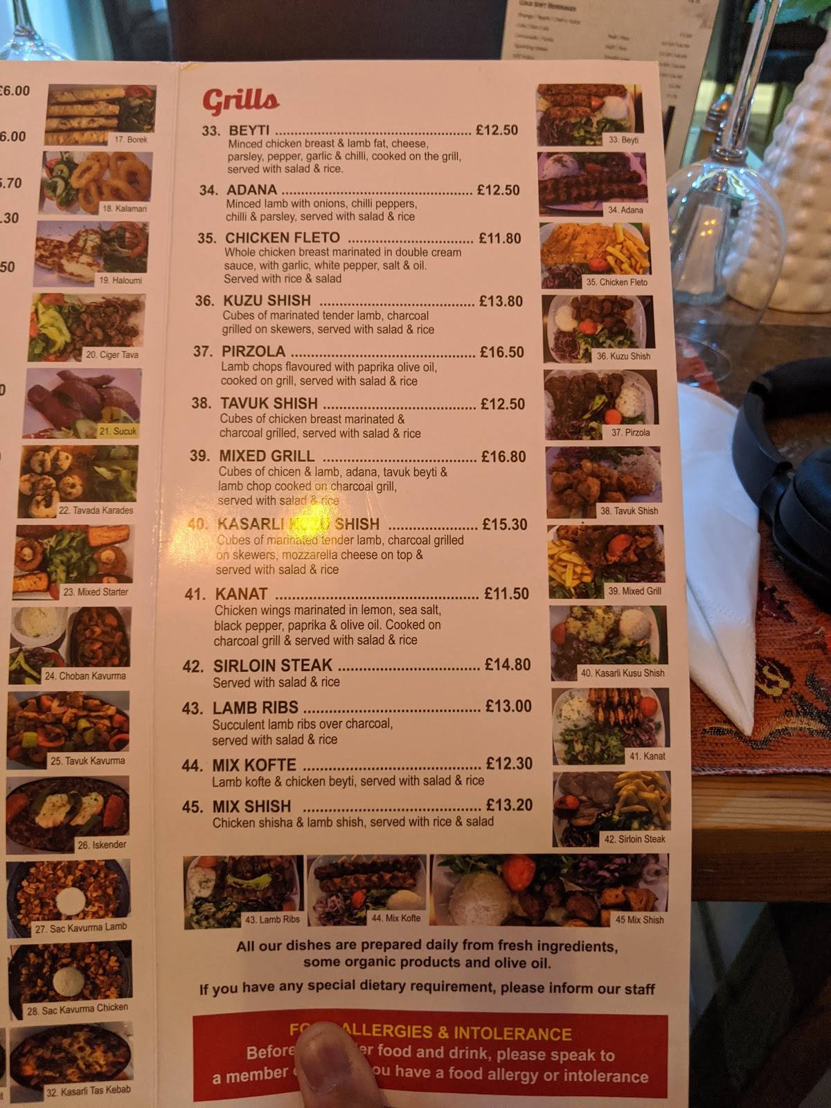 Menu at Niwan Restaurant, Wellingborough