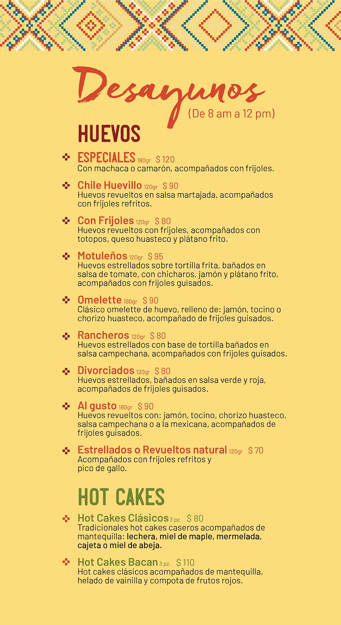 Carta del restaurante BACAN MACUT, Xalapa Enríquez, Av. 20 del ...
