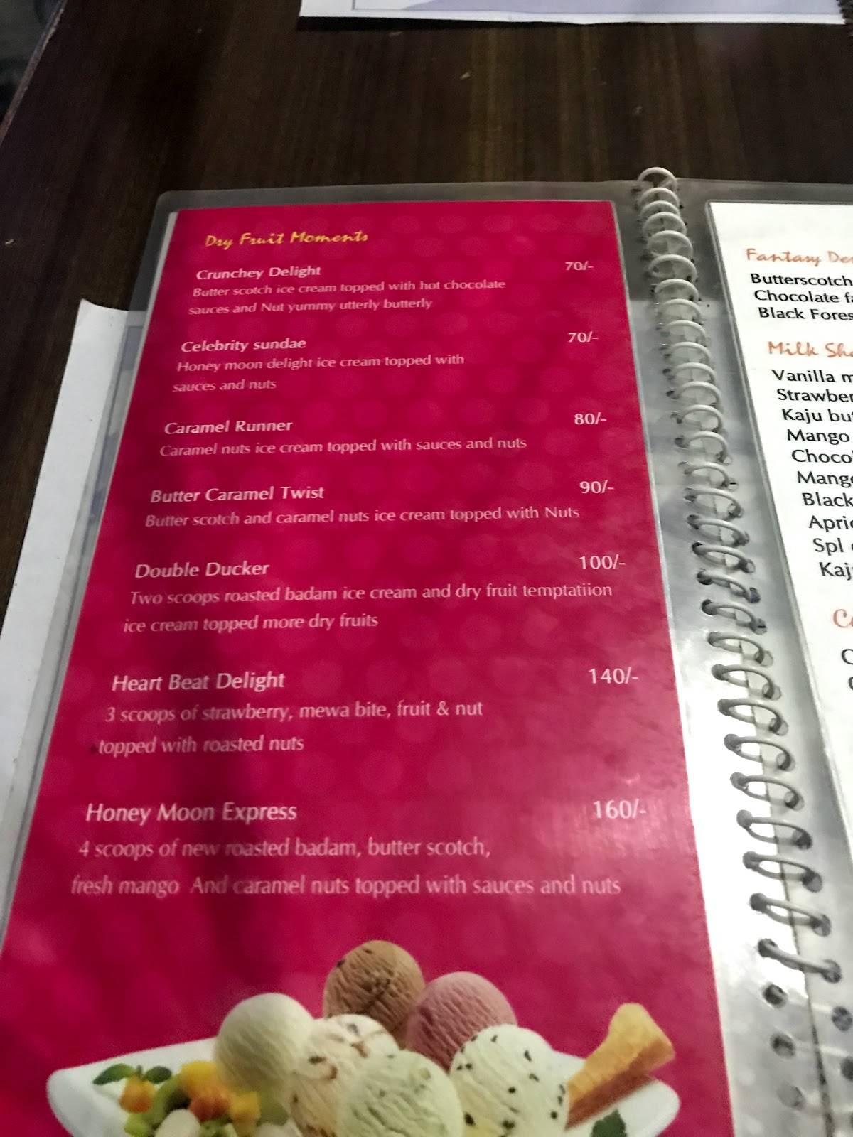 Menu at Yati foods, Kakinada, NH 214