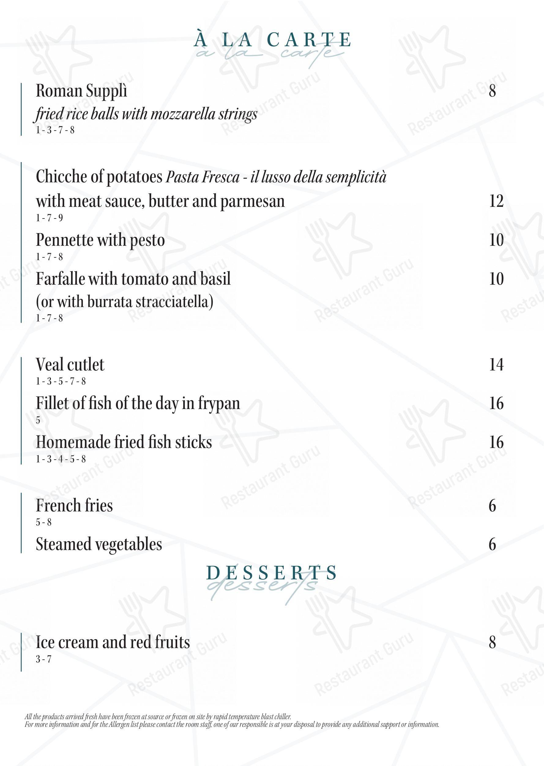 Menu da Alessandro Borghese - Il Lusso Della Semplicità ristorante, Venezia