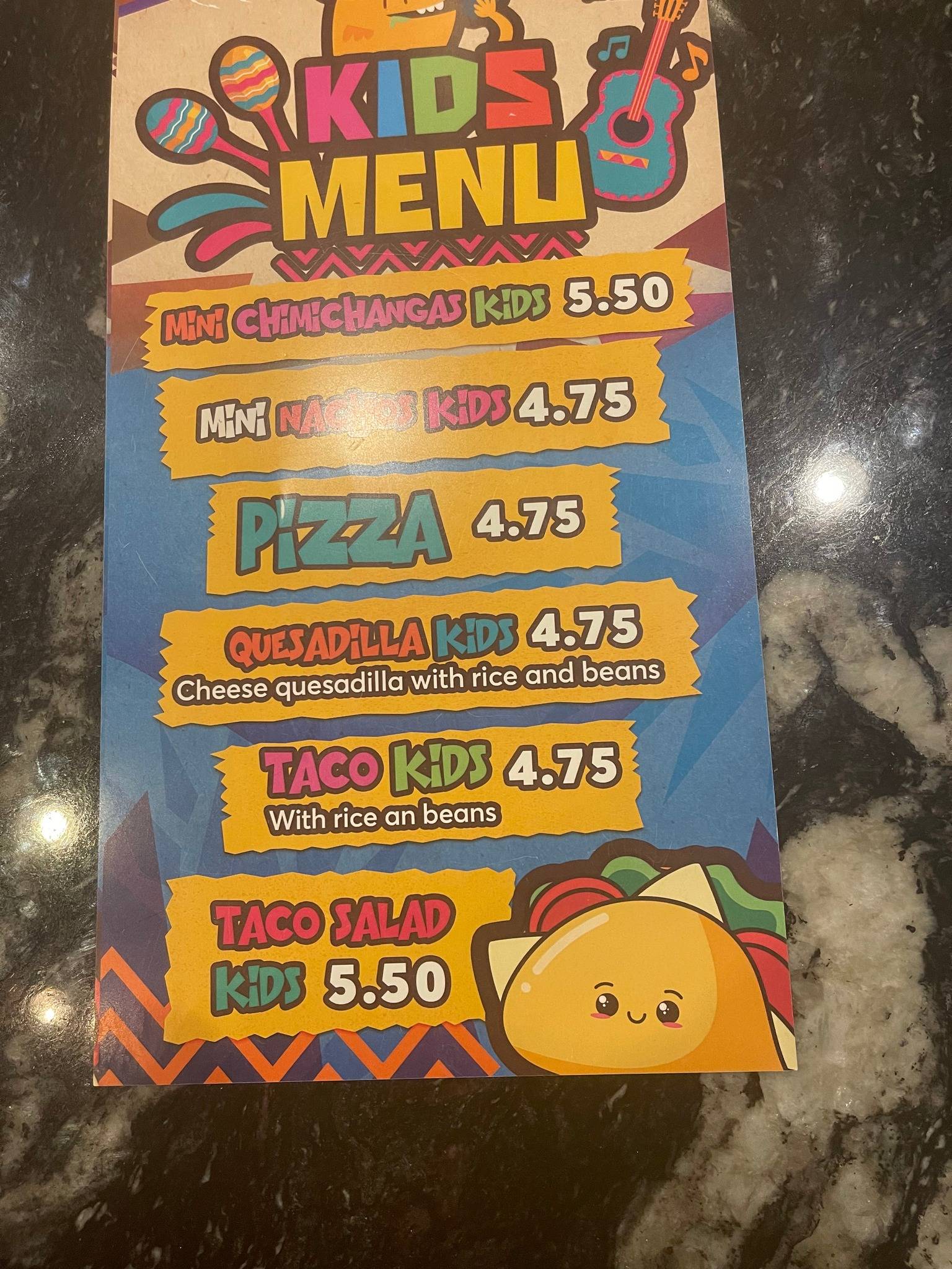 Menu at Agavero Grill & Cantina restaurant, Collinsville