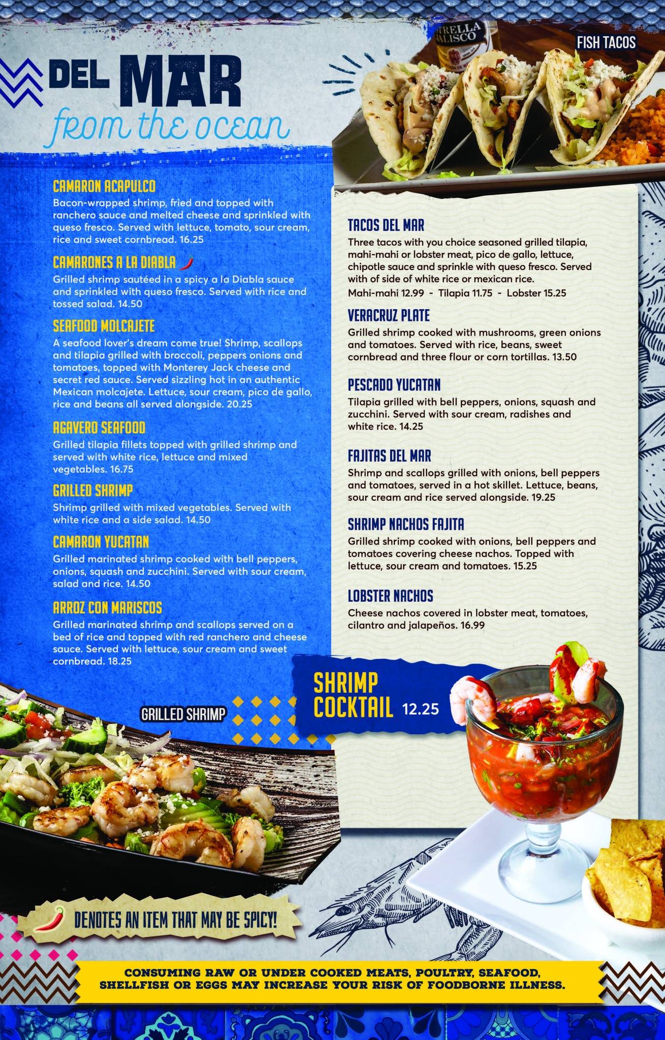 Menu at Agavero Grill & Cantina restaurant, Collinsville