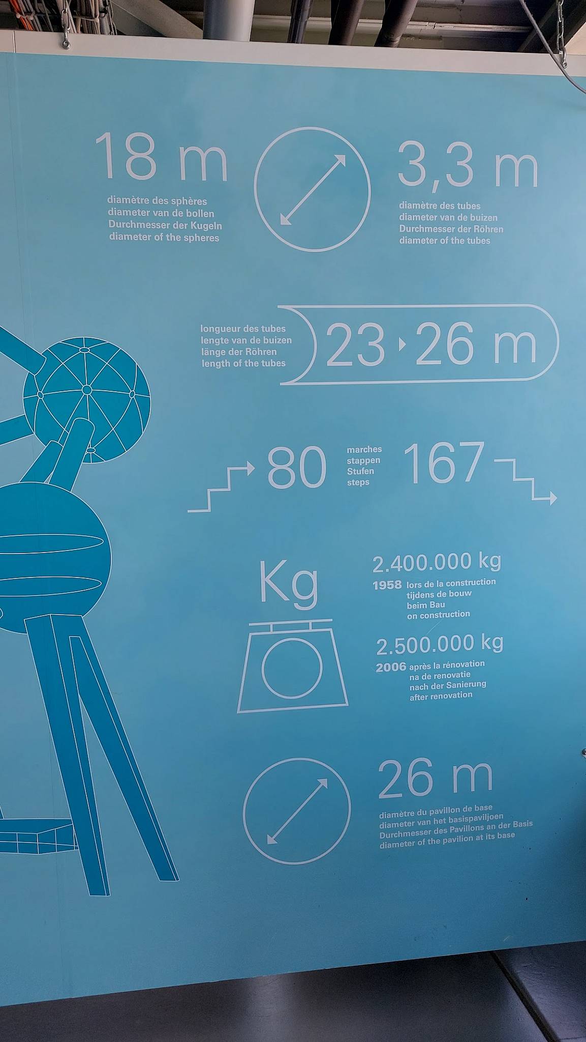 Menu at Atomium-Restaurant, Brussels