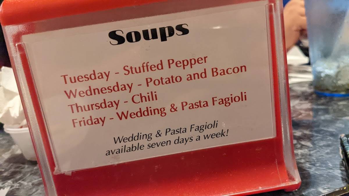 Menu at Belleria Struthers pizzeria, Struthers, Youngstown-Poland Rd