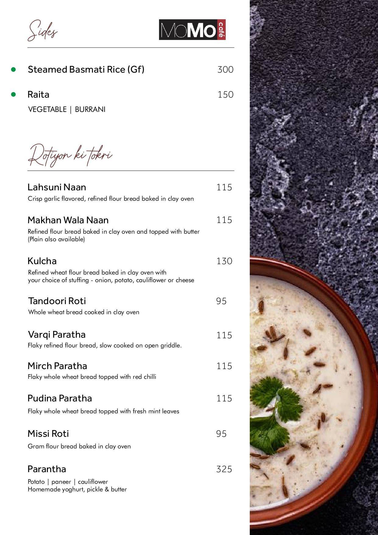Menu at Courtyard by Marriott Bhopal, Bhopal