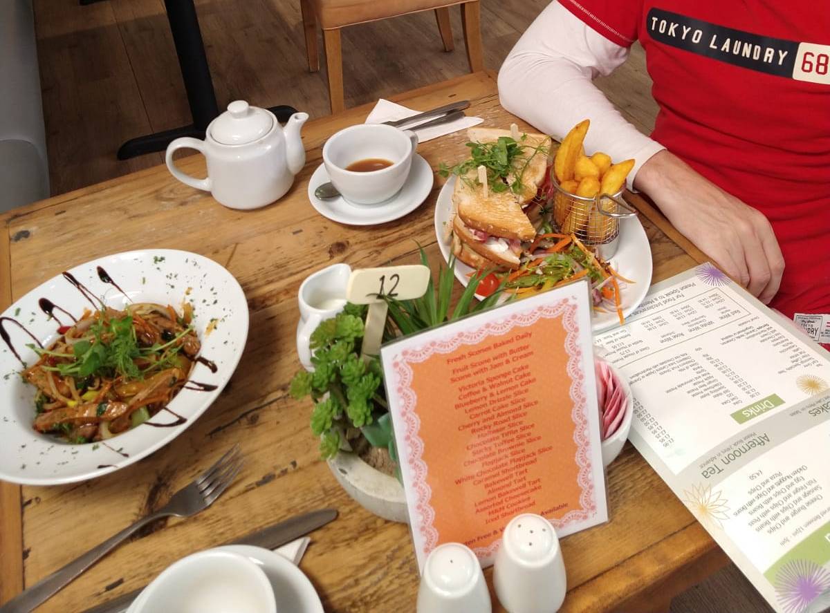 Menu at Birkacre Cafe, Chorley
