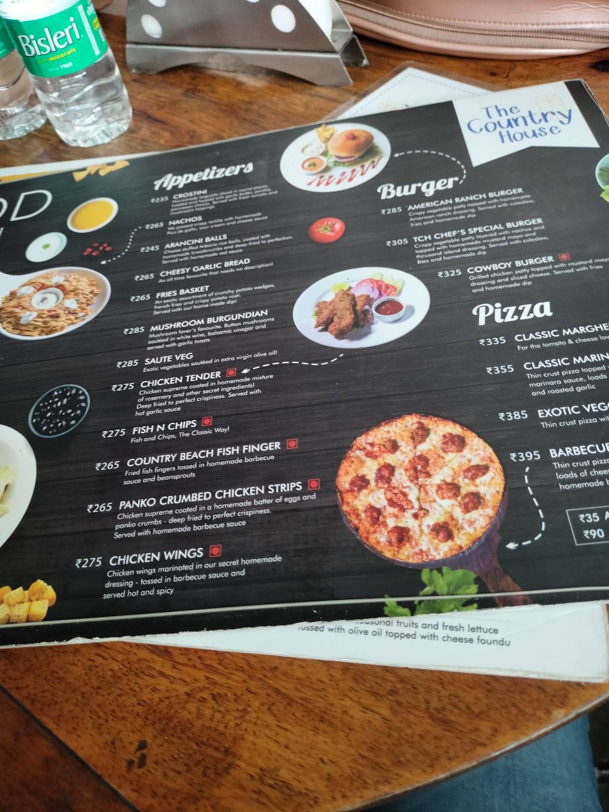 Menu at Black Brick Cafe, Kolkata
