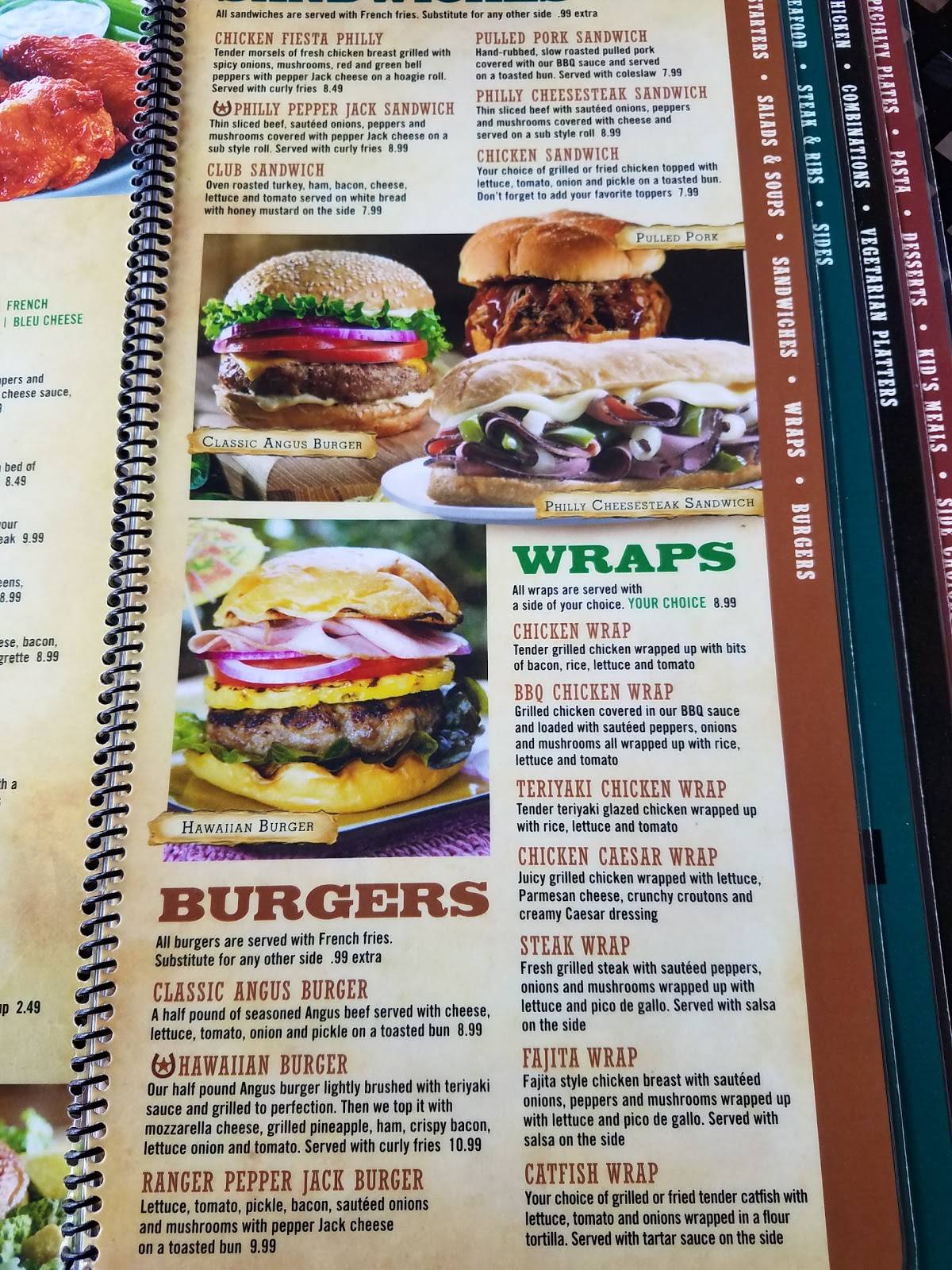 Menu at Black Stallion Steak House Restaurant, Monticello