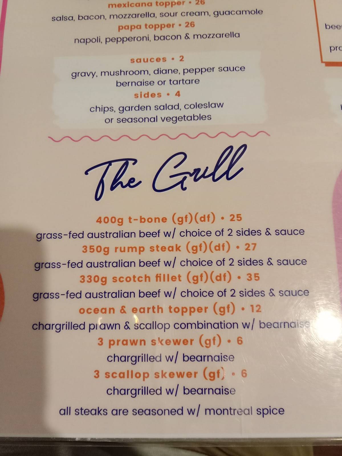 Menu at Bomaderry Hotel pub & bar, Bomaderry